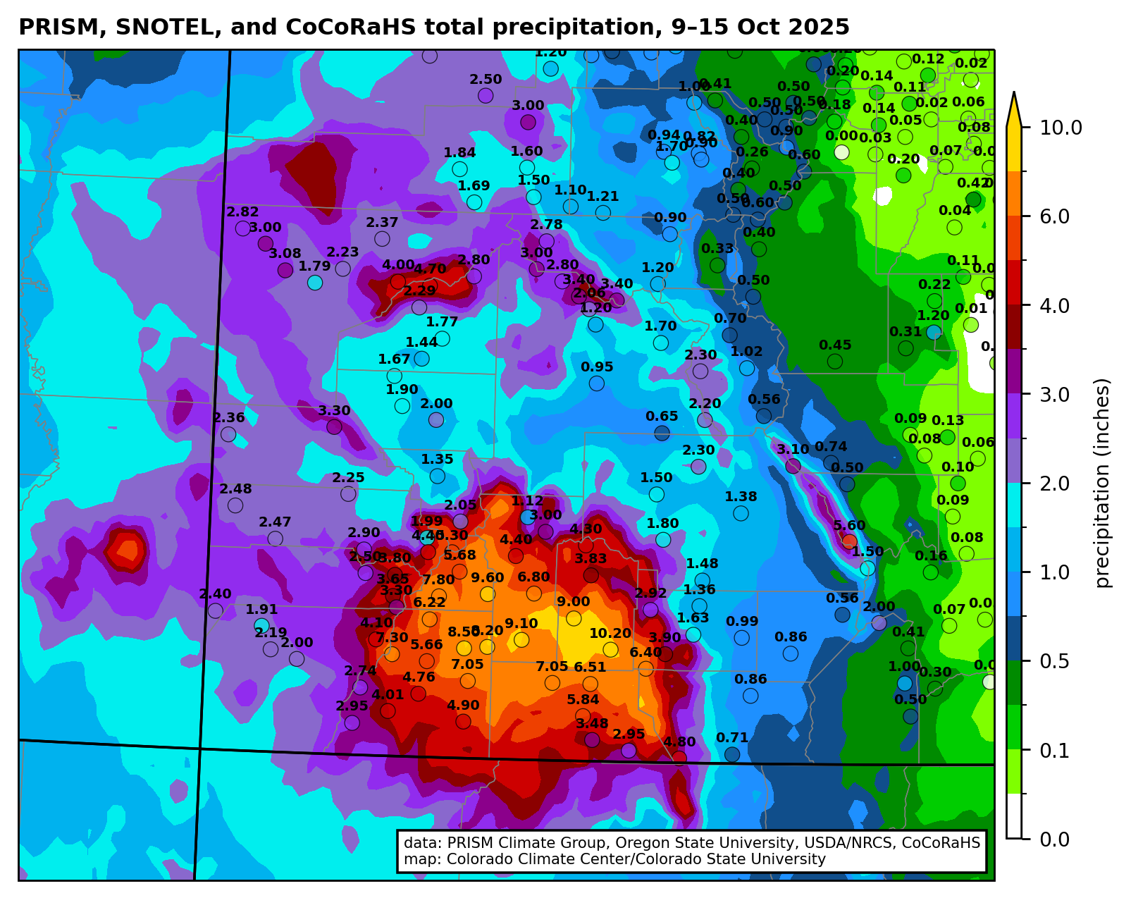 More on the October 2025 rain and floods in southwest Colorado ...