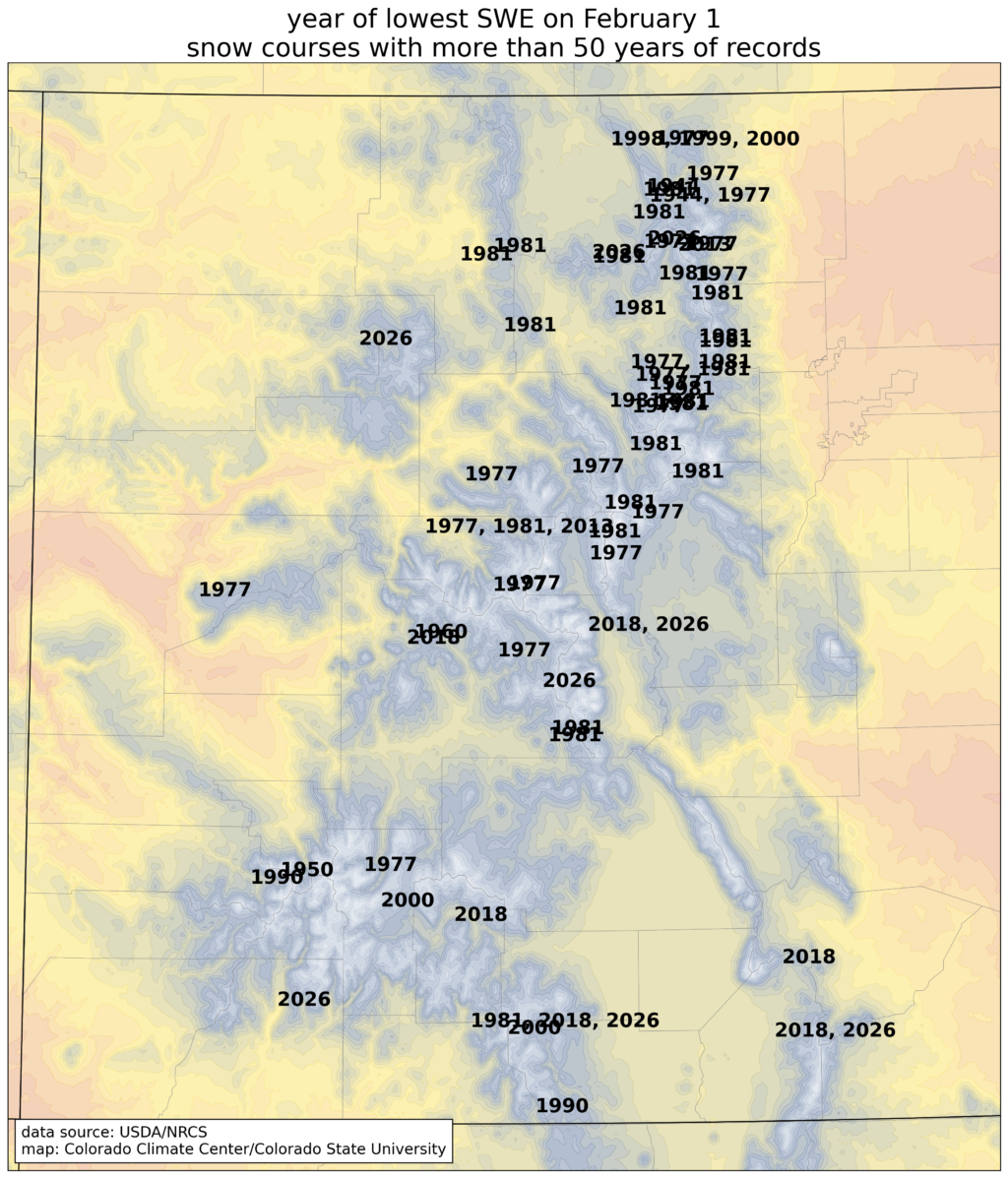 How does this year compare to the snow droughts of the past? - Colorado ...